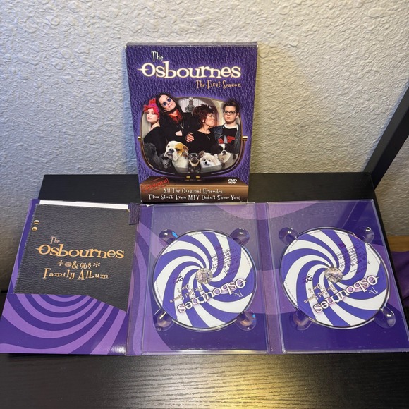 Media | The Osbournes 2 Disc Set The First Season Complete Censored Dvd ...